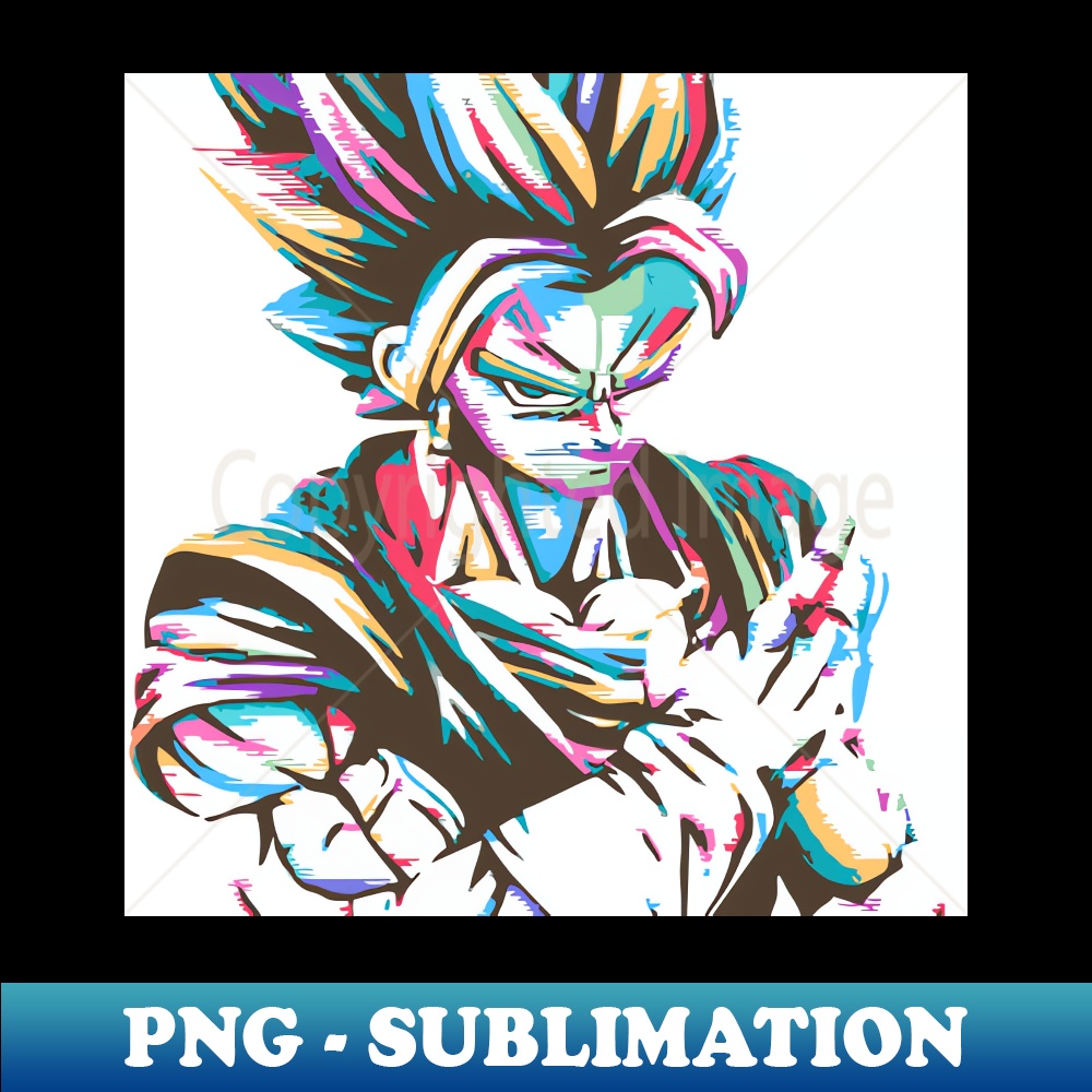 vegeto ssj - Sublimation-Ready PNG File - Stunning Sublimati - Inspire ...
