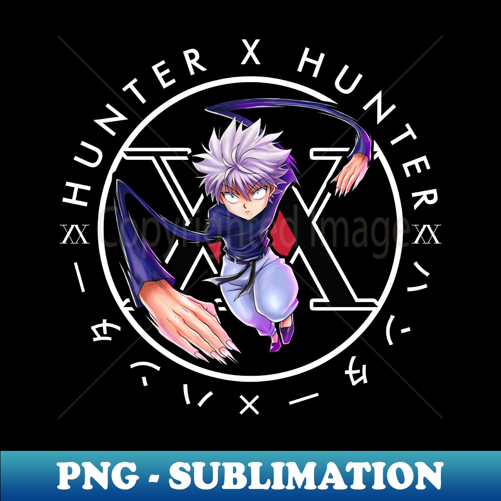 Killua Zoldyck Circle Text - Modern Sublimation PNG File - U | Inspire ...