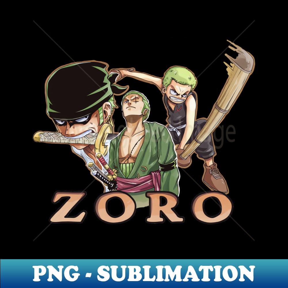 Roronoa Zoro Evolution - Exclusive Sublimation Digital File - Inspire ...