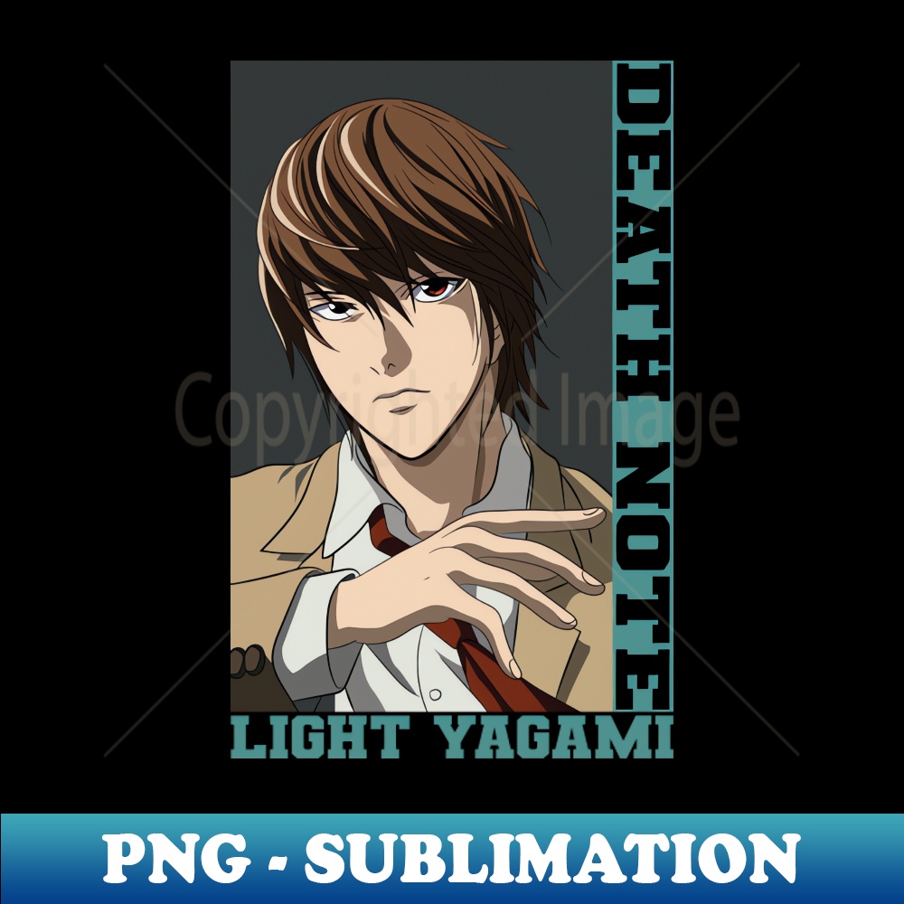 Light Yagami Death Note - Sublimation-Ready PNG File - Perfe | Inspire ...