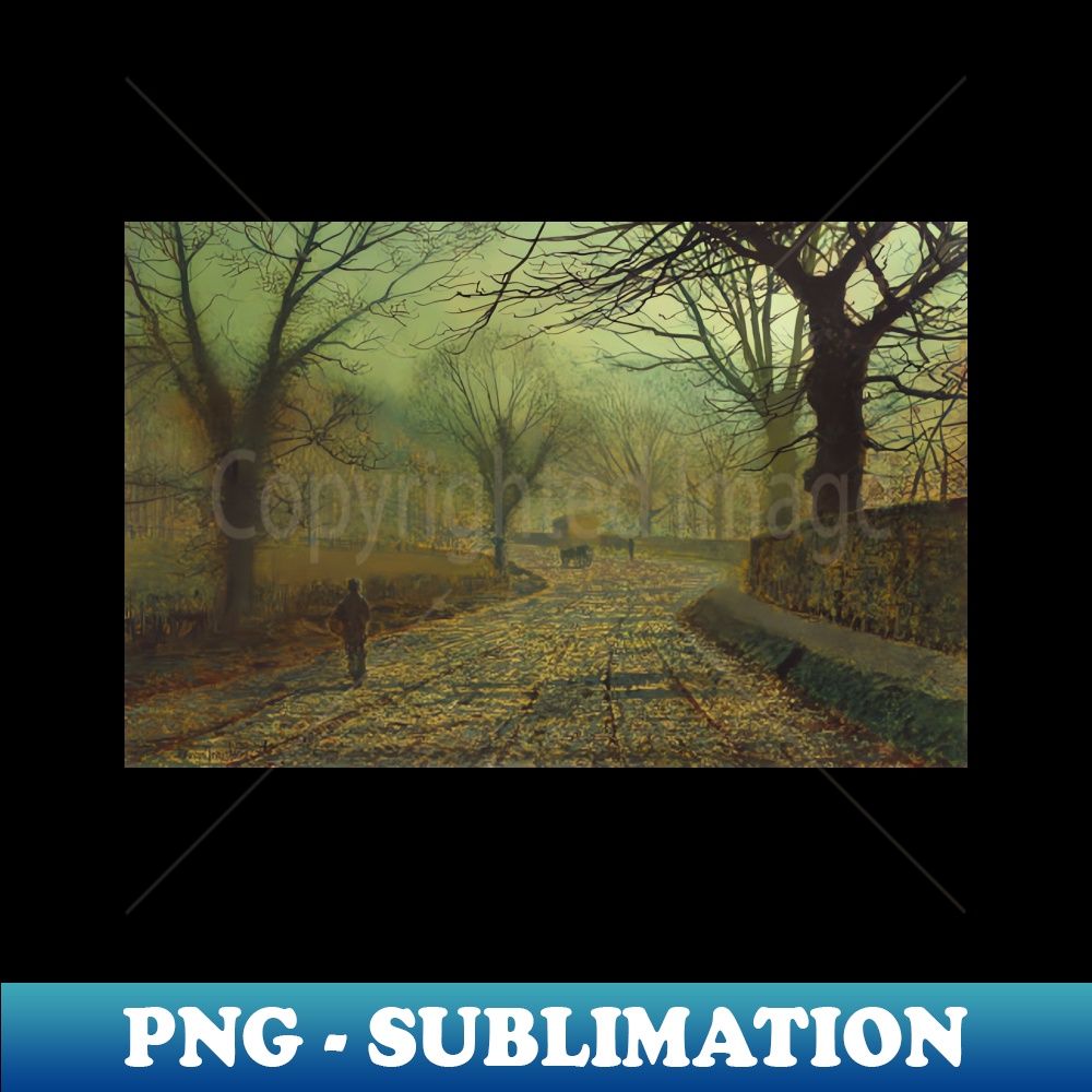 Stapleton Park Near Pontefract by John Atkinson Grimshaw - P | Inspire ...