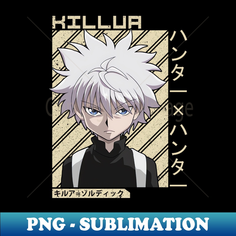 Killua Hunter x Hunter - PNG Sublimation Digital Download - | Inspire ...