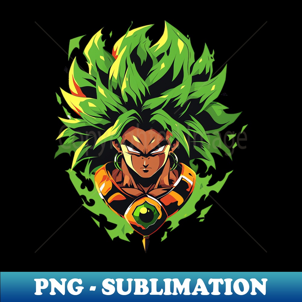 broly - PNG Transparent Sublimation Design - Show Your Suppo | Inspire ...
