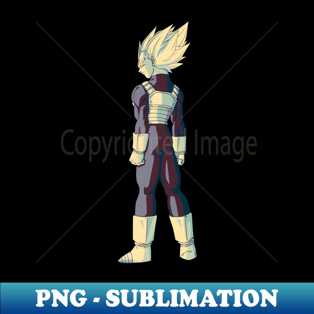 vegeta Dragon Ball Hope Style - PNG Transparent Digital Down | Inspire ...