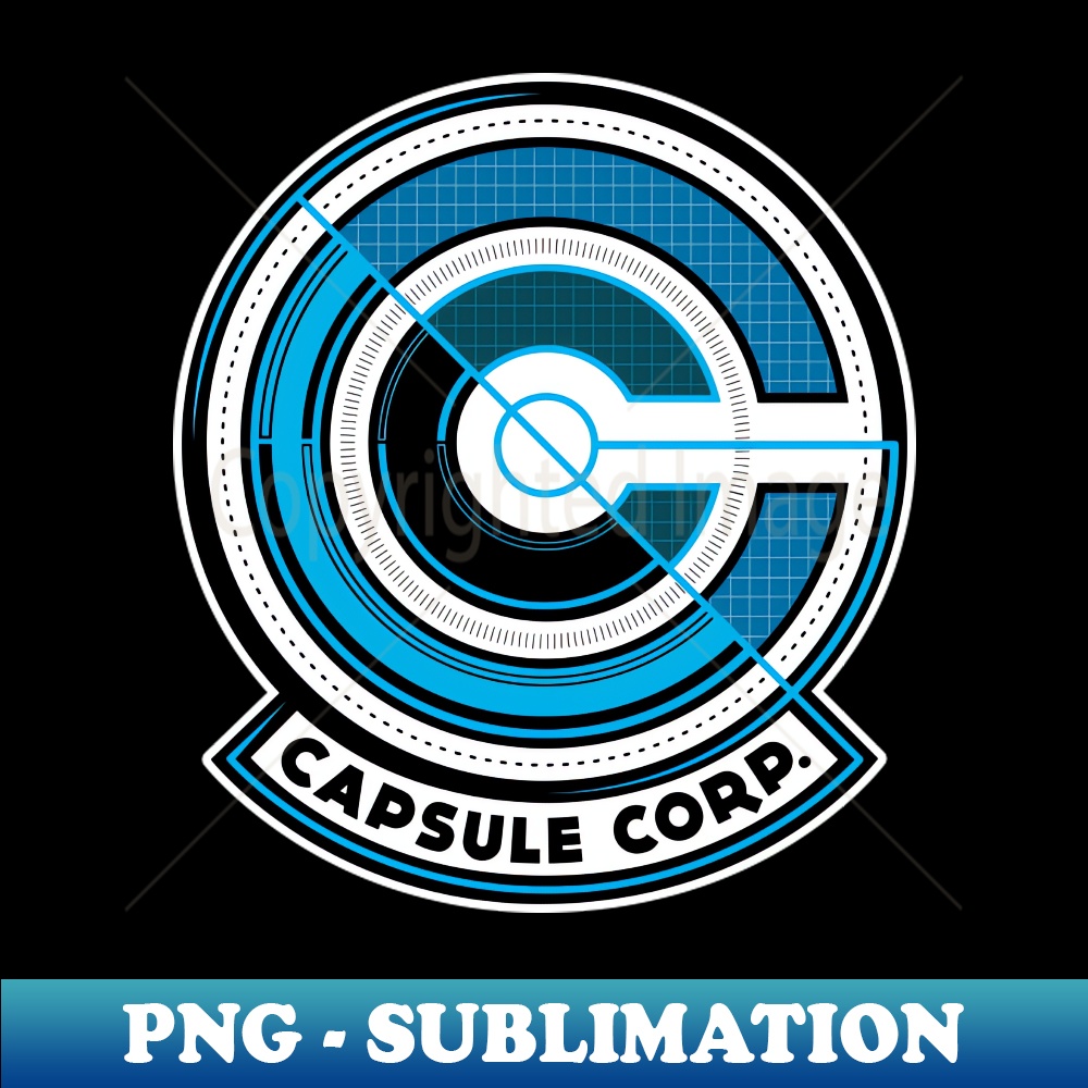 Capsule Company Alternative Patch - Retro PNG Sublimation Di | Inspire ...