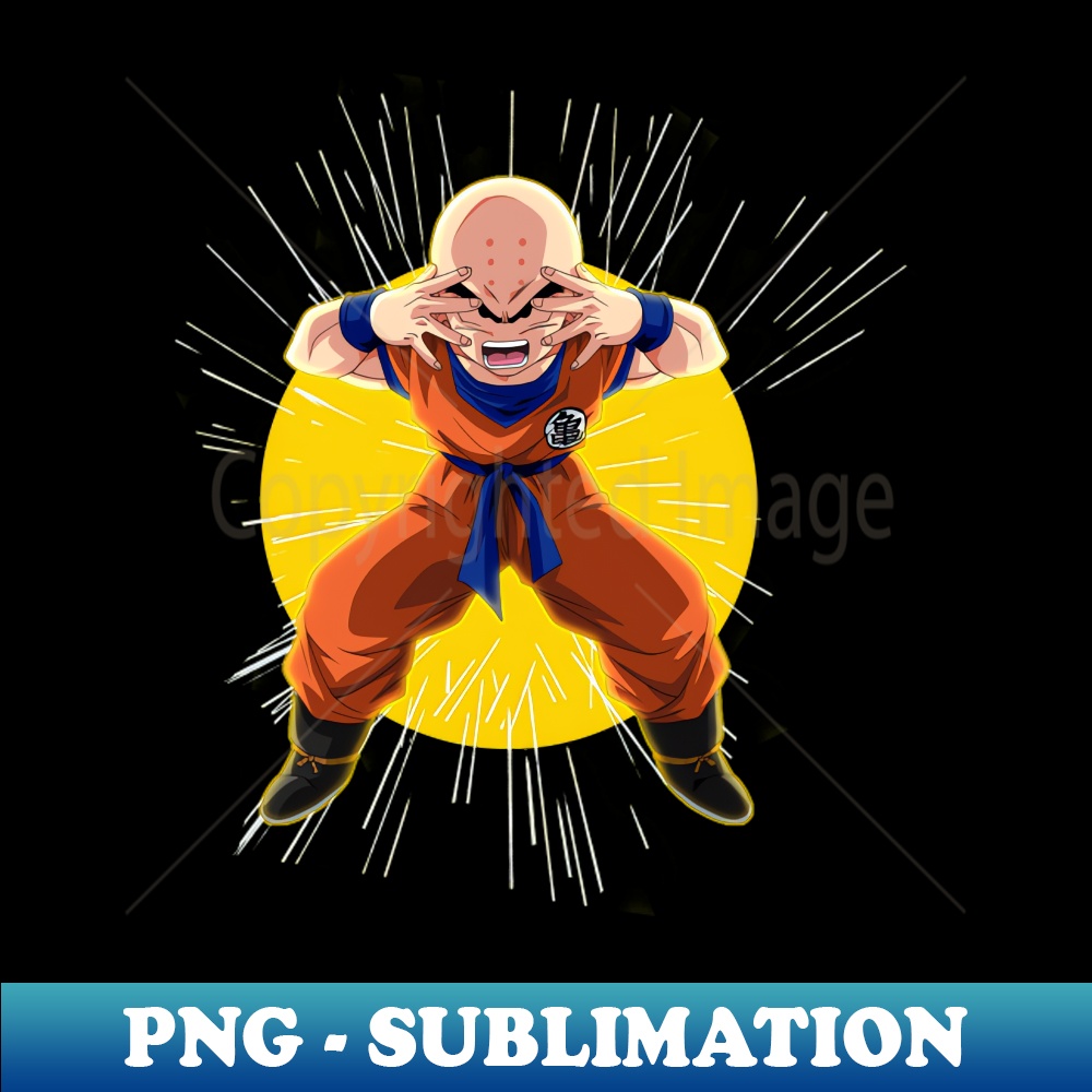 krillin dbz power level - Custom Sublimation PNG File - Fash | Inspire ...