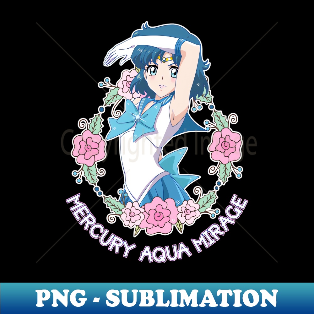 Mercury Aqua Mirage - Digital Sublimation Download File - Un | Inspire ...