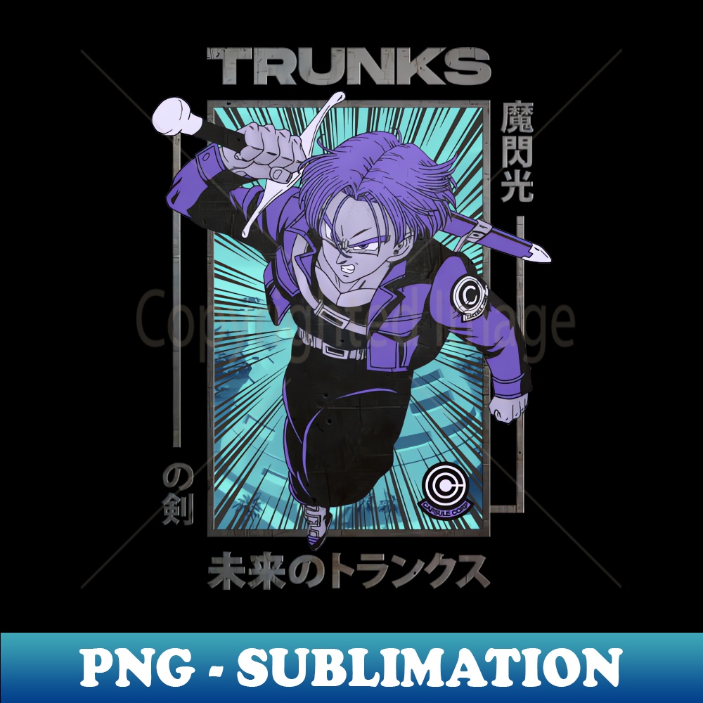 Trunks - Dragon Ball - Professional Sublimation Digital Down | Inspire ...