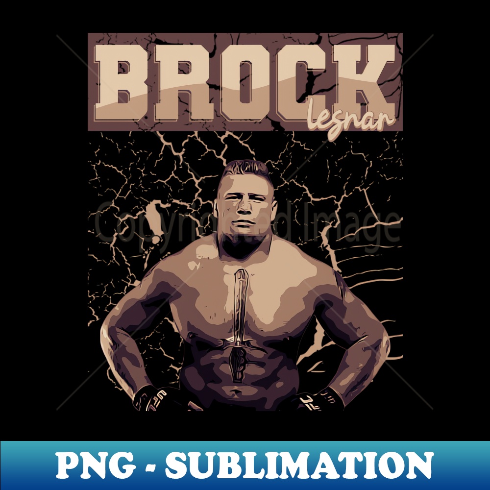 Brock lesnar Posterart - PNG Transparent Sublimation Design | Inspire ...