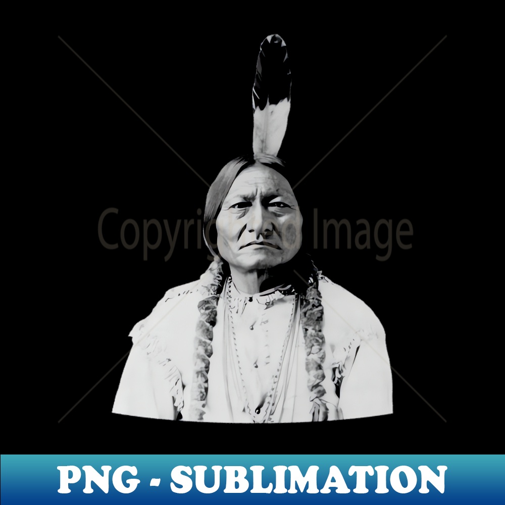 Sioux Chief Sitting Bull - Special Edition Sublimation PNG F | Inspire ...