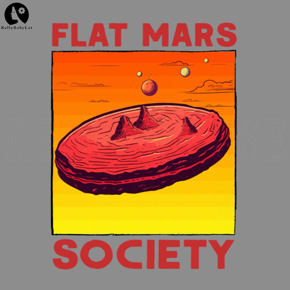 Flat Mars Society PNG, Digital Download - Inspire Uplift