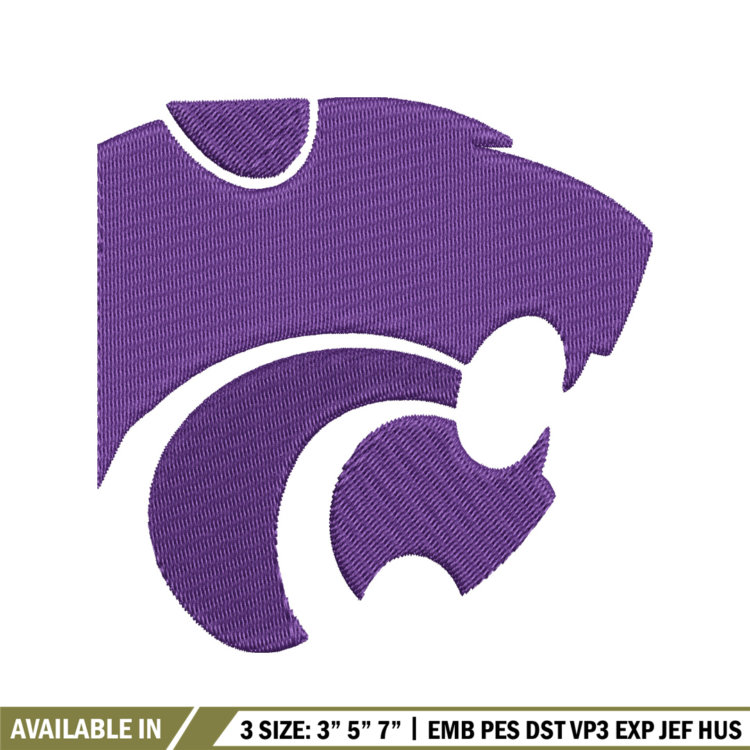 Kansas State Wildcats embroidery design, Kansas State Wildca - Inspire ...