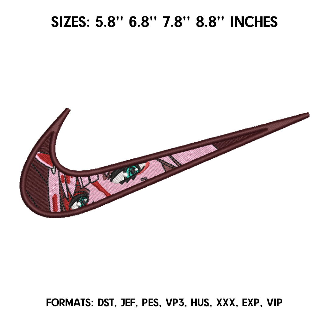 Nike Zero Two Embroidery Design File, Darling in the Franxx - Inspire ...