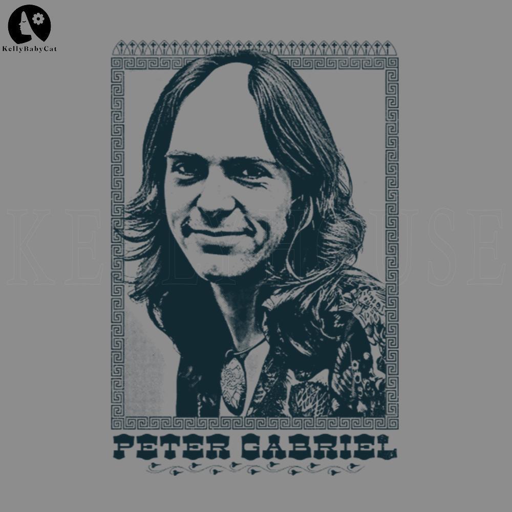 Peter Gabriel 70s Aesthetic Fan Art Design PNG, Digital Down - Inspire ...