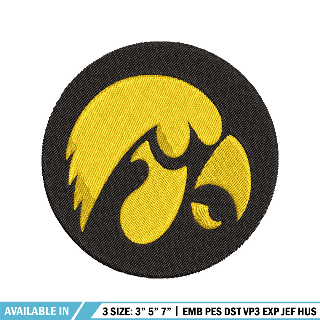 Iowa Hawkeyes embroidery design, Iowa Hawkeyes embroidery, l | Inspire ...