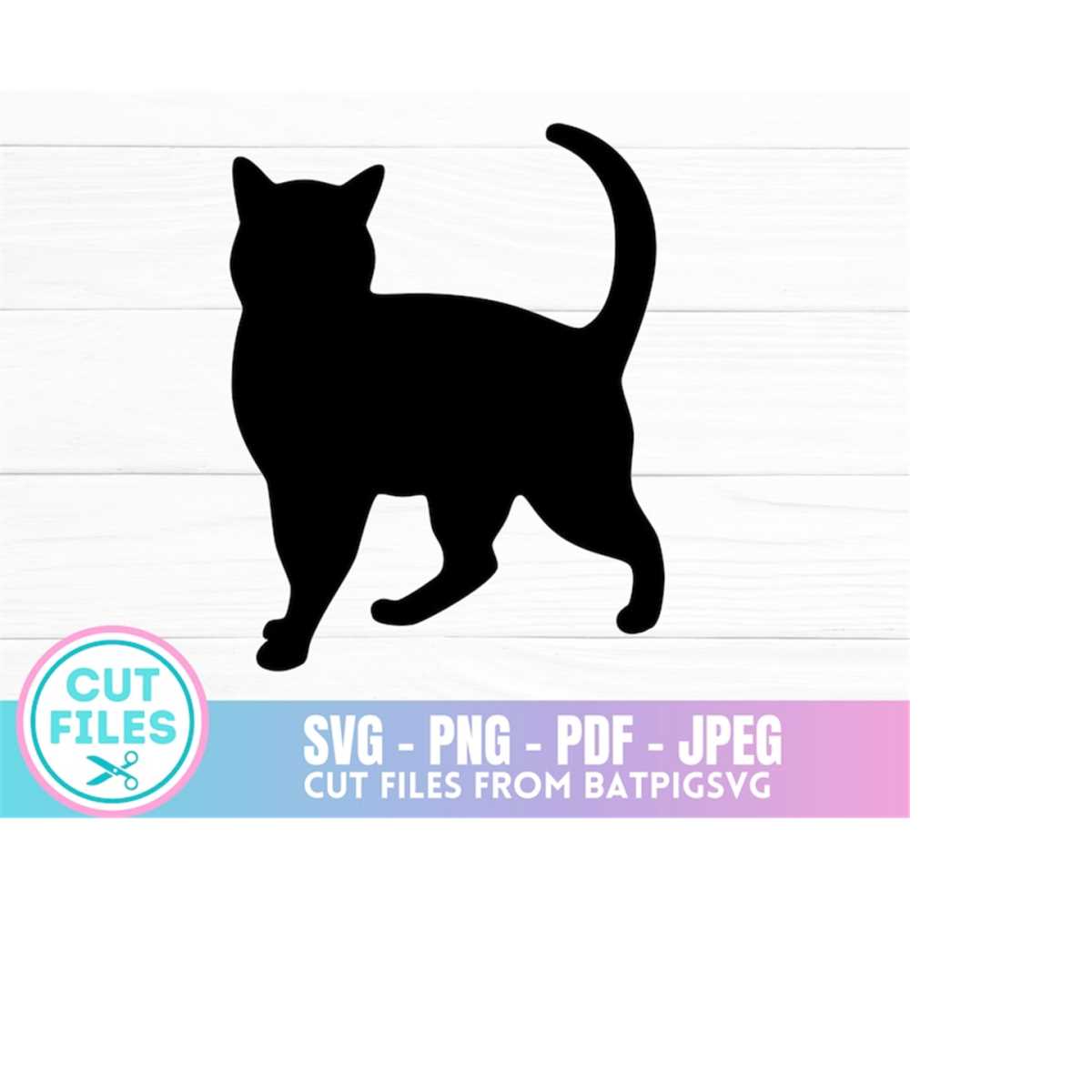 Cat SVG, Cat, Kitten SVG, Cut File, Cat Silhouette, Cricut C - Inspire ...