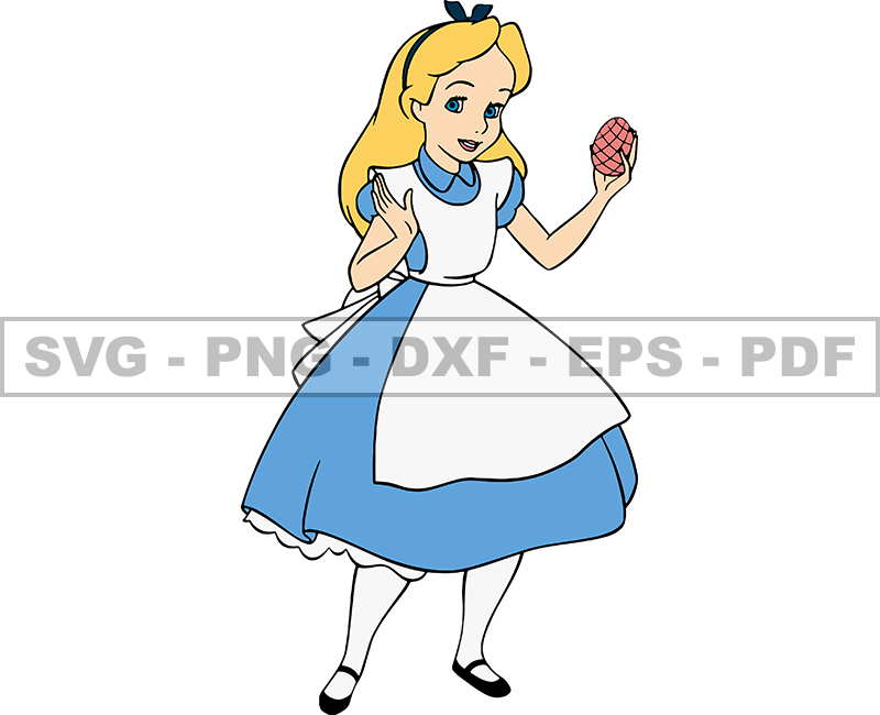Alice in Wonderland Svg, Alice Svg, Cartoon Customs SVG, EPS | Inspire ...
