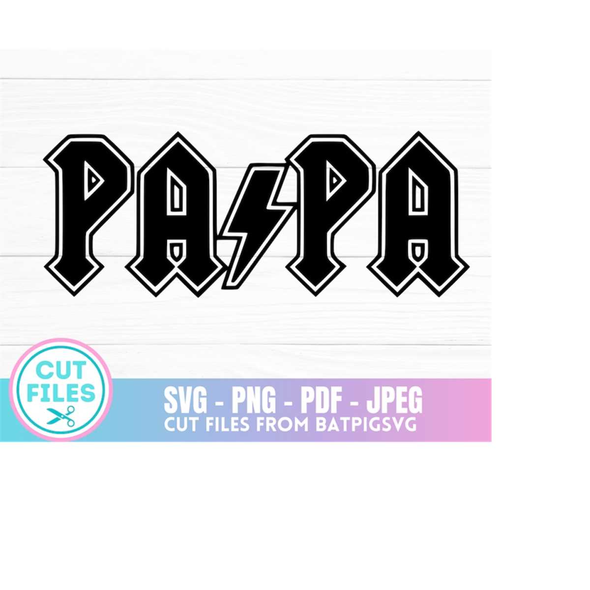 PAPA SVG, Papa, Dad Svg, New Dad Svg, Rad Dad, New Baby, Cut - Inspire ...