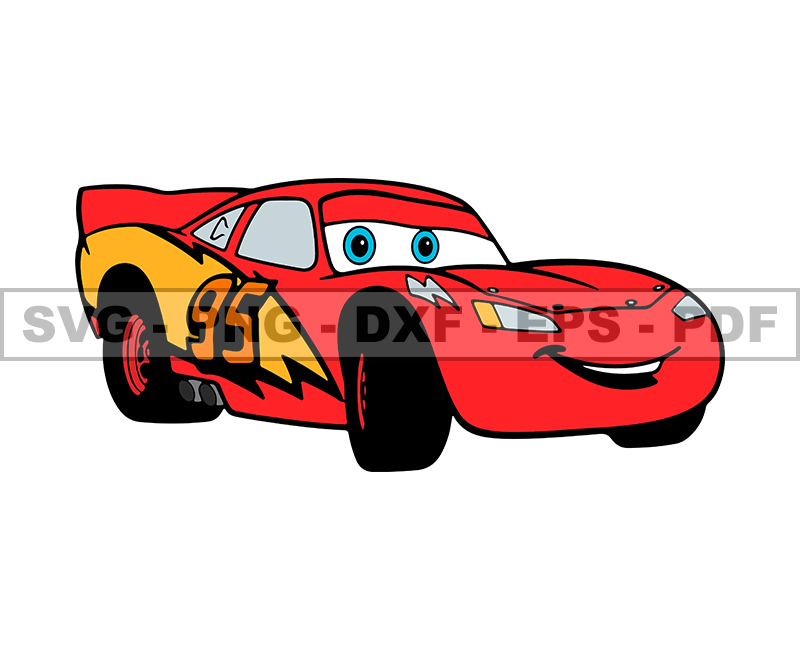 Disney Pixar's Cars png, Cartoon Customs SVG, EPS, PNG, DXF | Inspire ...