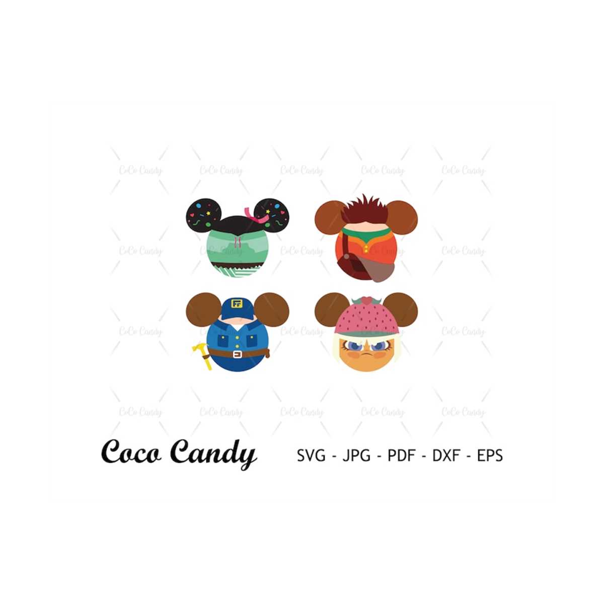 Wreck It Ralph Svg | Felix SVG | Mouse Ear SVG | King Candy | Inspire ...
