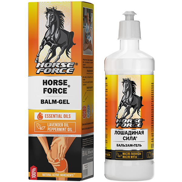 Horse force BALM-GEL Relaxing body treatment 500ml / 16.90oz - Inspire Uplift