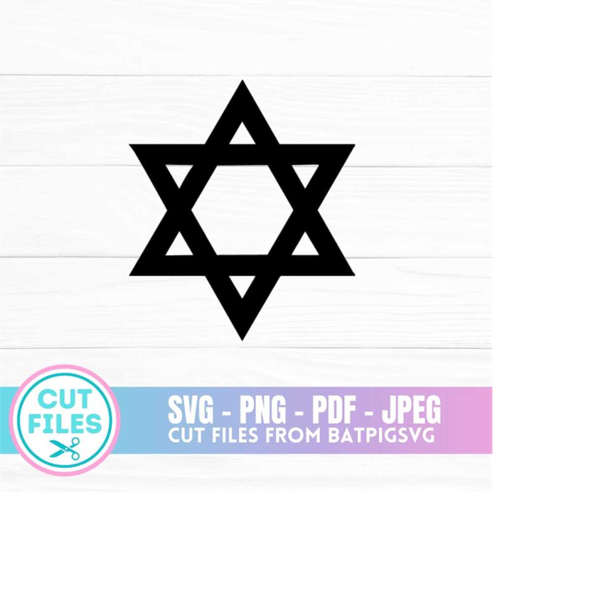 Star of David SVG, Star of David, Jewish Star SVG, Jewish, H - Inspire ...