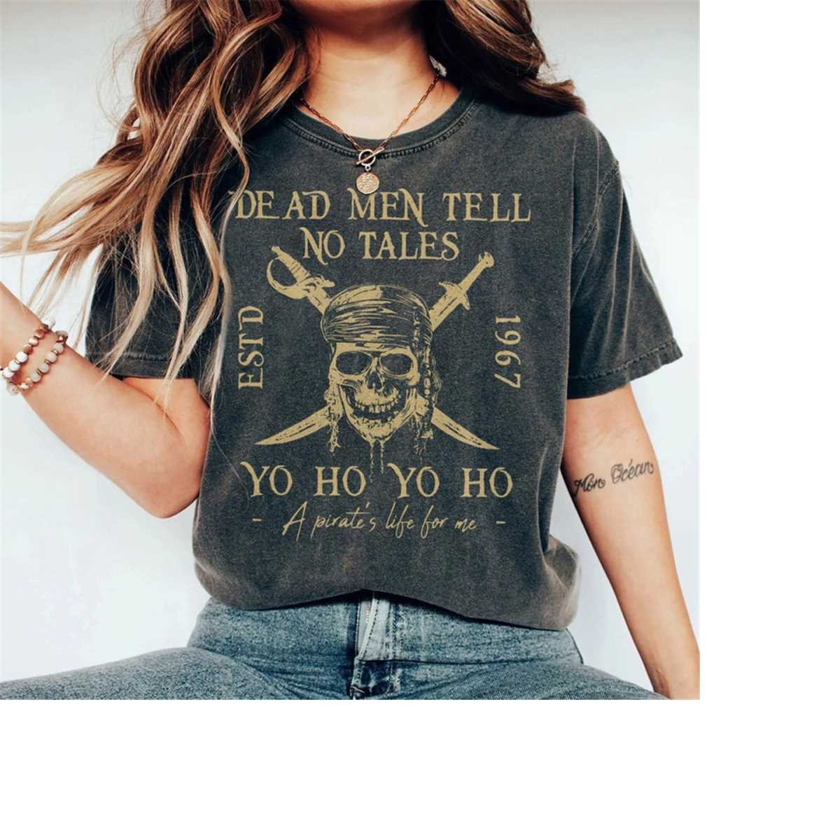 Retro 90s Pirates Of The Caribbean Comfort Color Shirt, Vint | Inspire ...