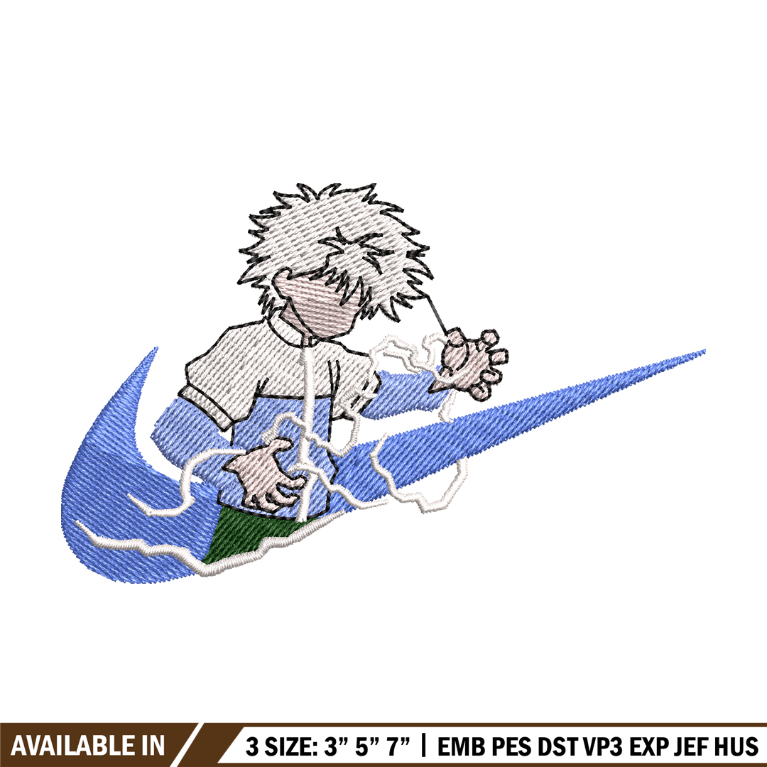 Killua zoldyck embroidery design, hunter x hunter embroidery | Inspire ...