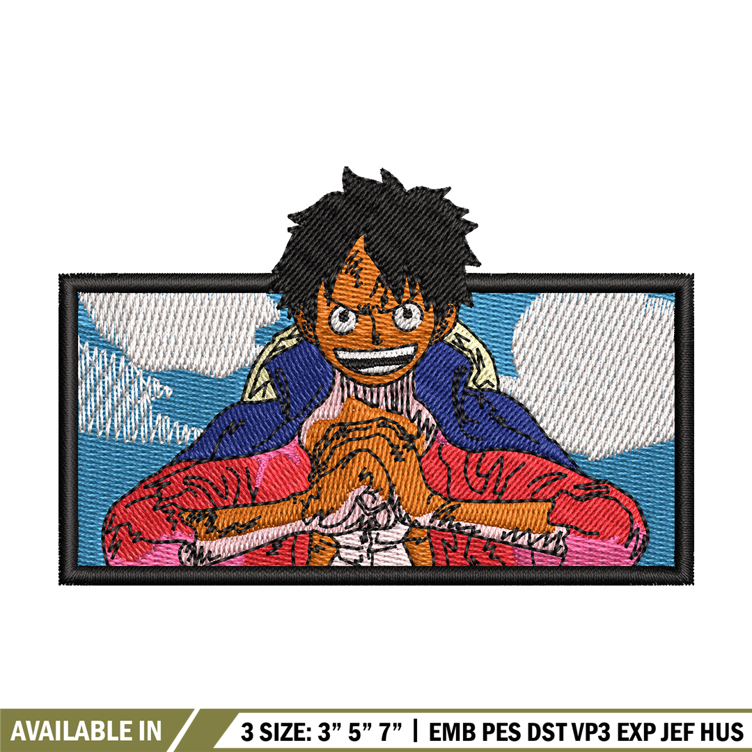 Luffy box embroidery design, One piece embroidery, Anime des | Inspire ...