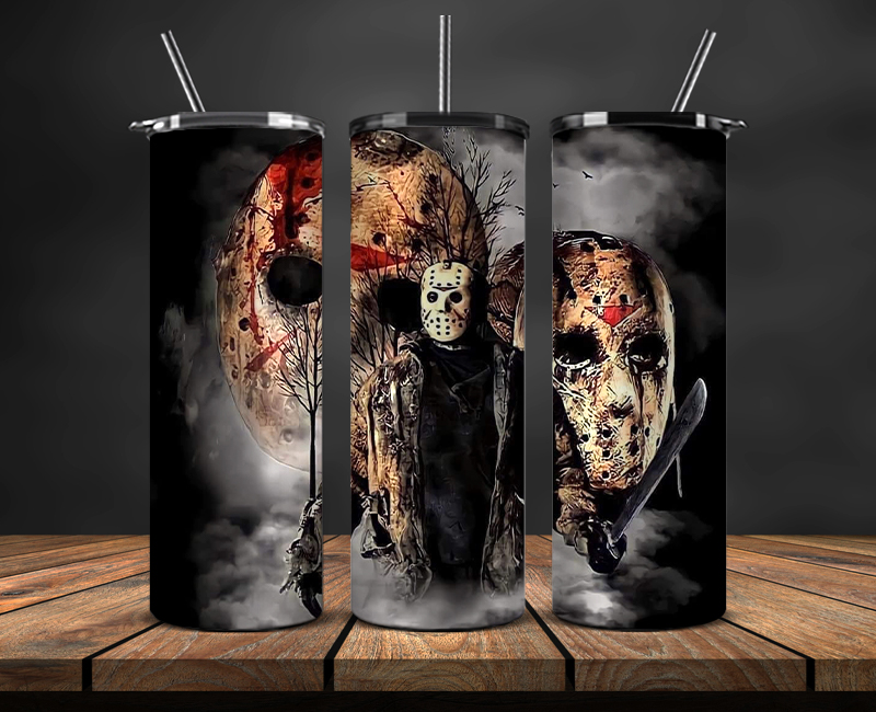 Halloween 20oz Tumbler Wrap ,Horror films Tumbler Wrap PNG, | Inspire ...