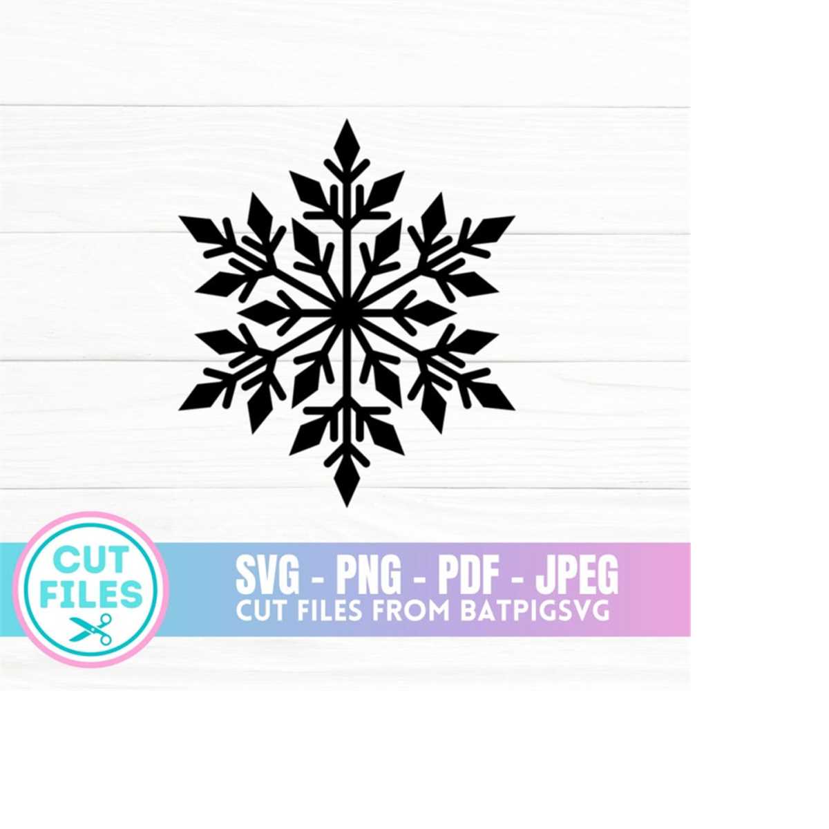 Snowflake SVG, Simple Snowflake, SVG, Snowflake, Winter, Win - Inspire ...