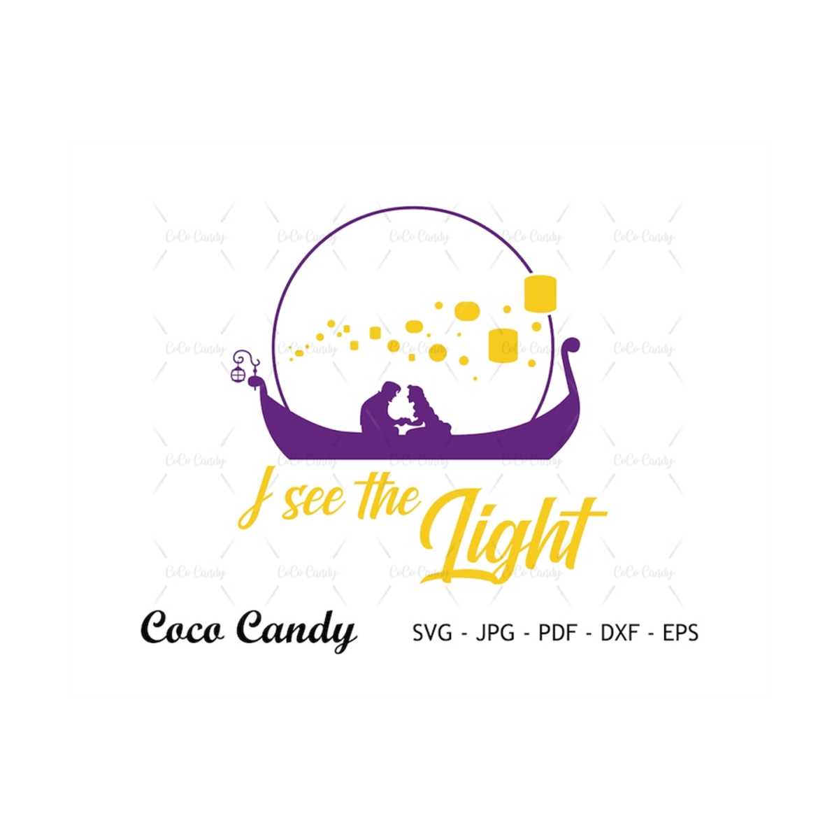 I See The Light Svg | The Lost Princess Svg | Rapunzel Svg | Inspire Uplift