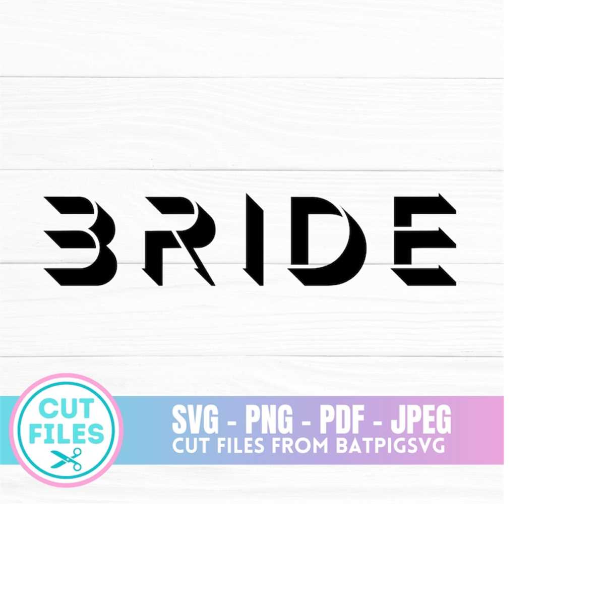 Bride SVG Design, Bridal SVG, Wedding Part, Party, SVG, Png, - Inspire ...