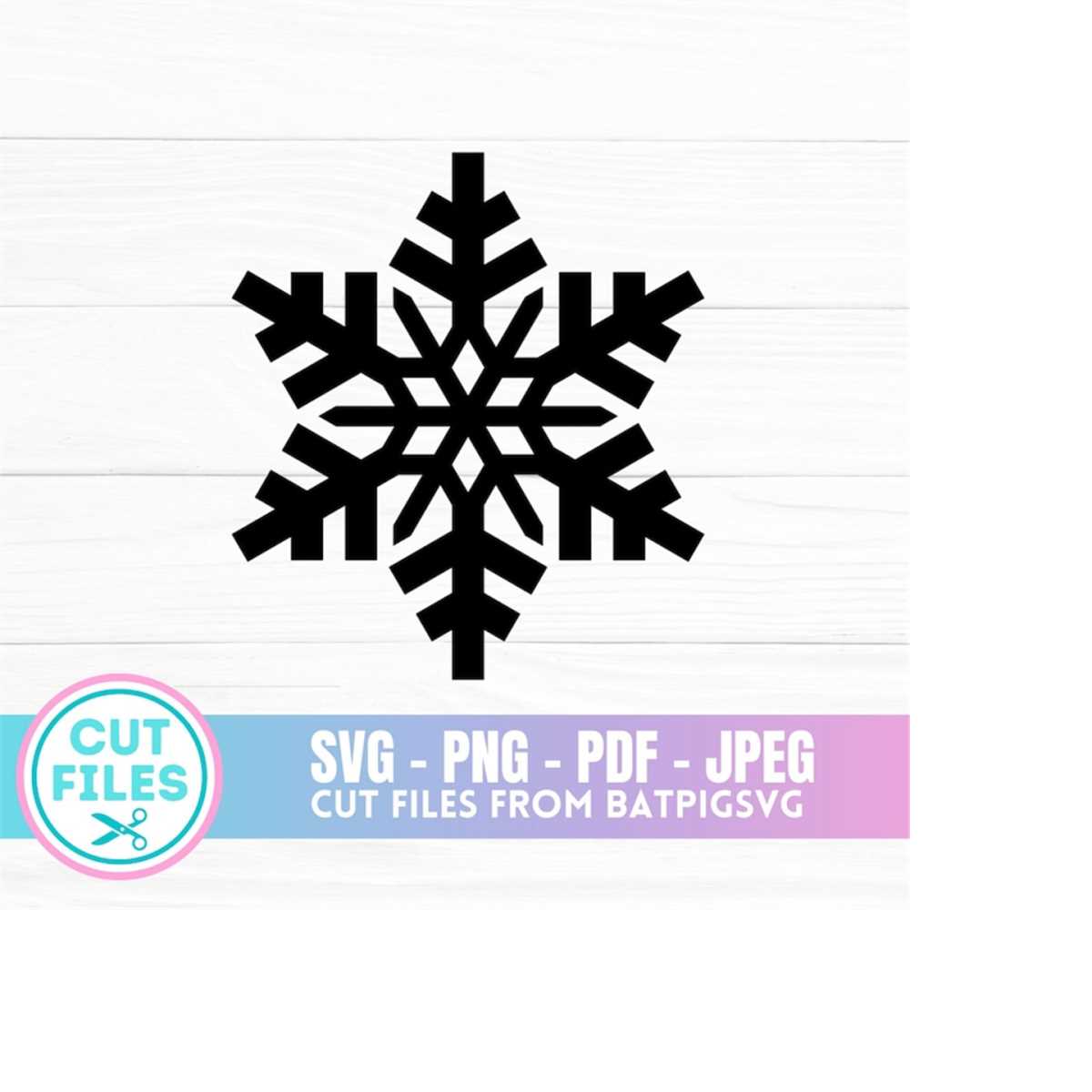 Snowflake SVG, Simple Snowflake, SVG, Snowflake, Winter, Win - Inspire ...