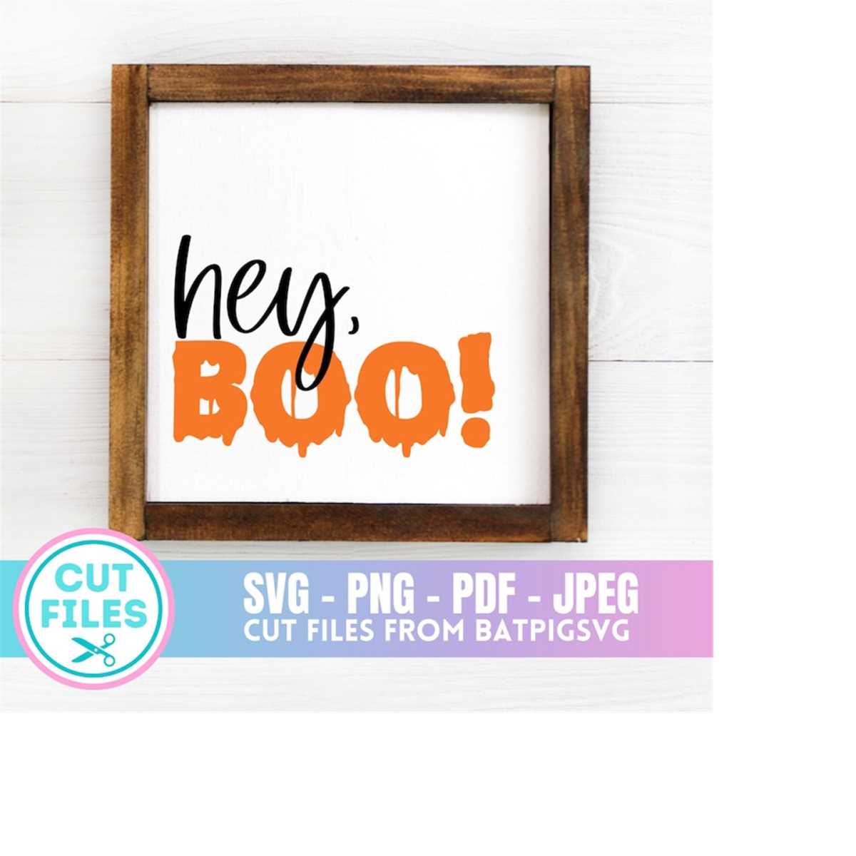 Hey Boo SVG, Hey Boo, Baby SVG, Halloween Svg, Digital Down - Inspire ...