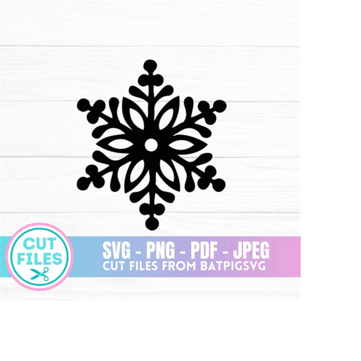 Snowflake SVG, Simple Snowflake, SVG, Snowflake, Winter, Win - Inspire ...