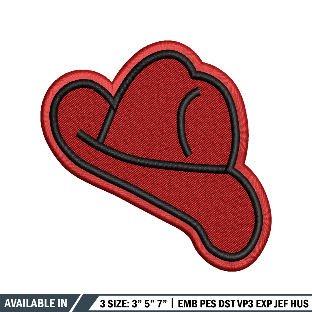 Red Hat embroidery design, Red Hat embroidery, logo design, | Inspire ...