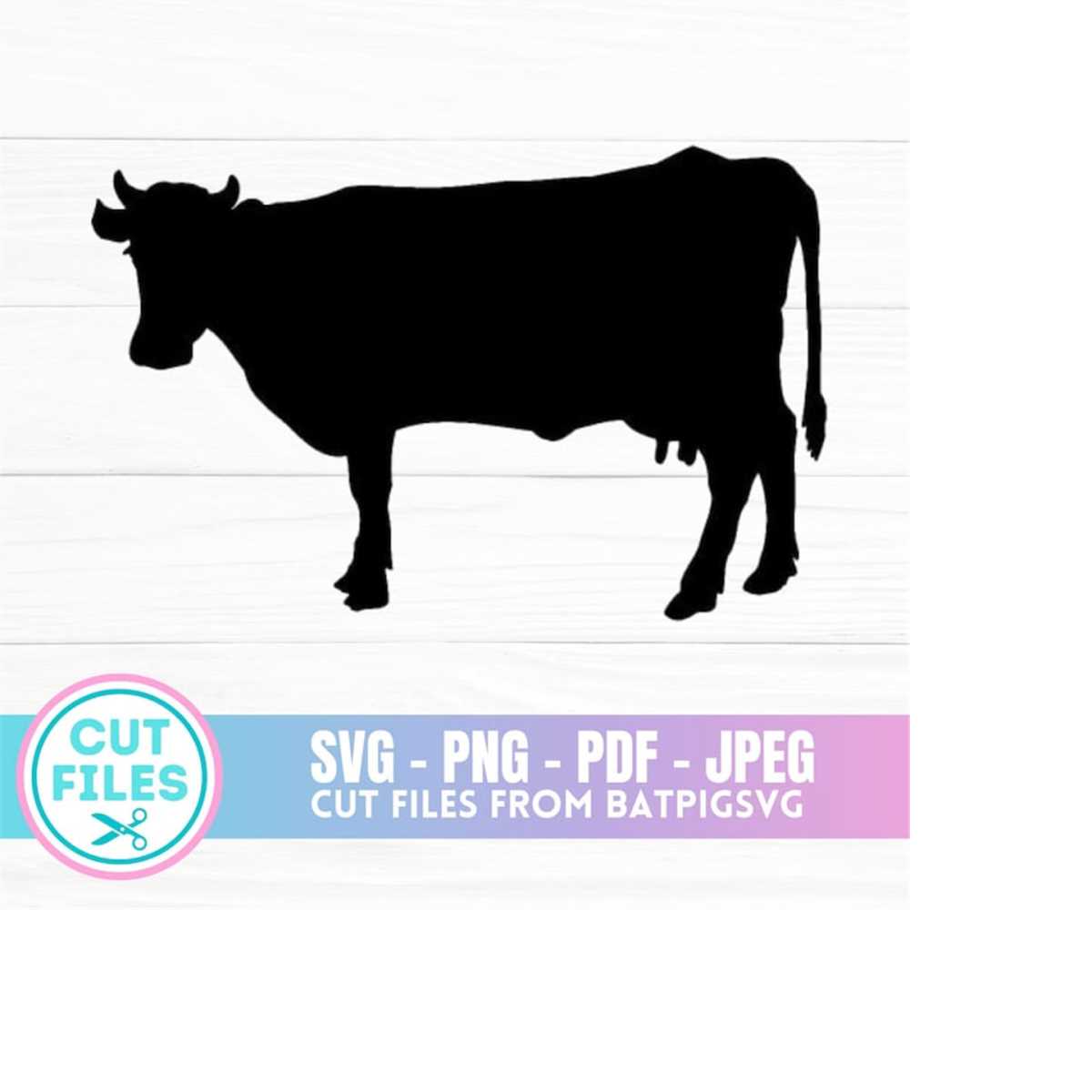 Cow SVG, Cow, Farm, Farm Animals, Moo, Farmhouse, Digital Do - Inspire ...