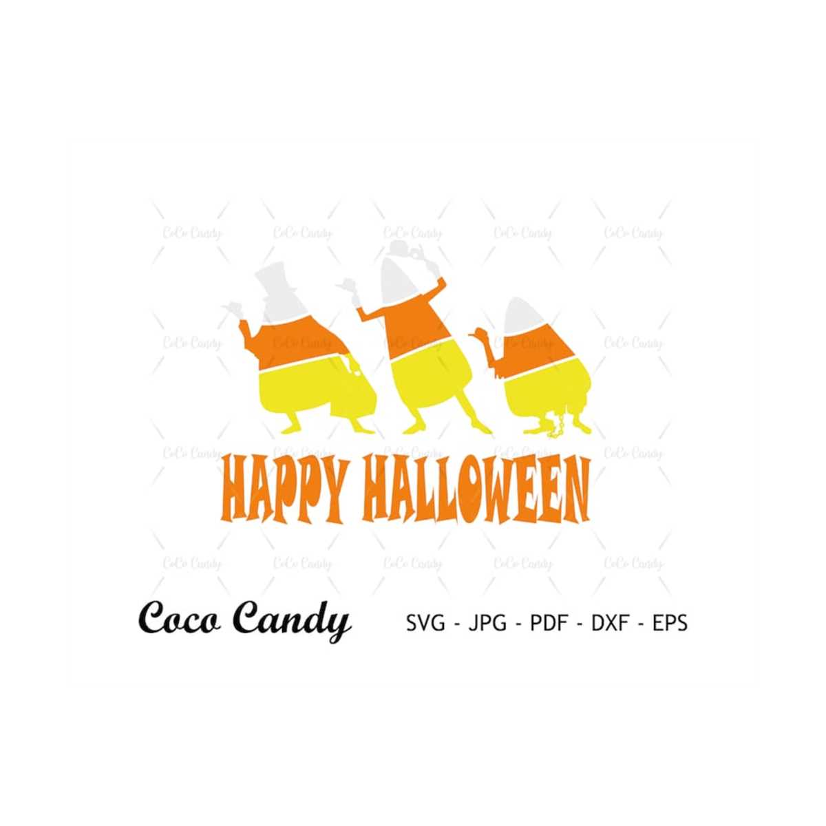 Corn Candy Ghost SVG | Halloween Svg | Haunted Mansion Svg | | Inspire ...