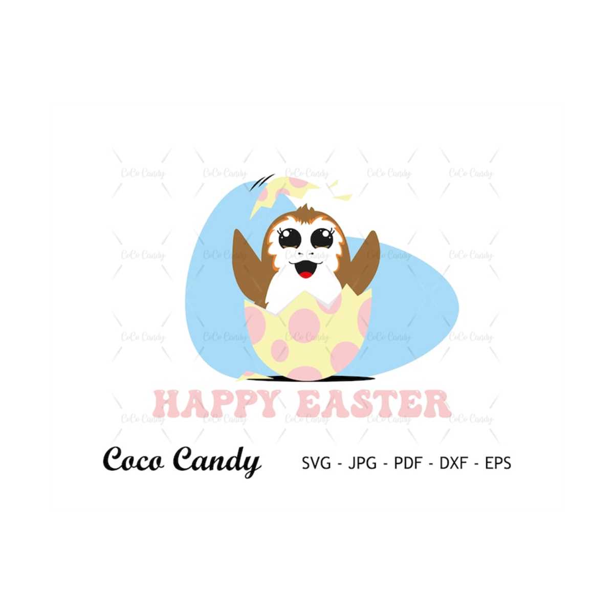 Easter Porg Svg | Easter Star War Svg | Happy Easter SVG | E - Inspire ...
