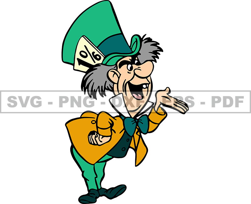 March Hare Svg, Cartoon Customs SVG, EPS, PNG, DXF 99 - Inspire Uplift