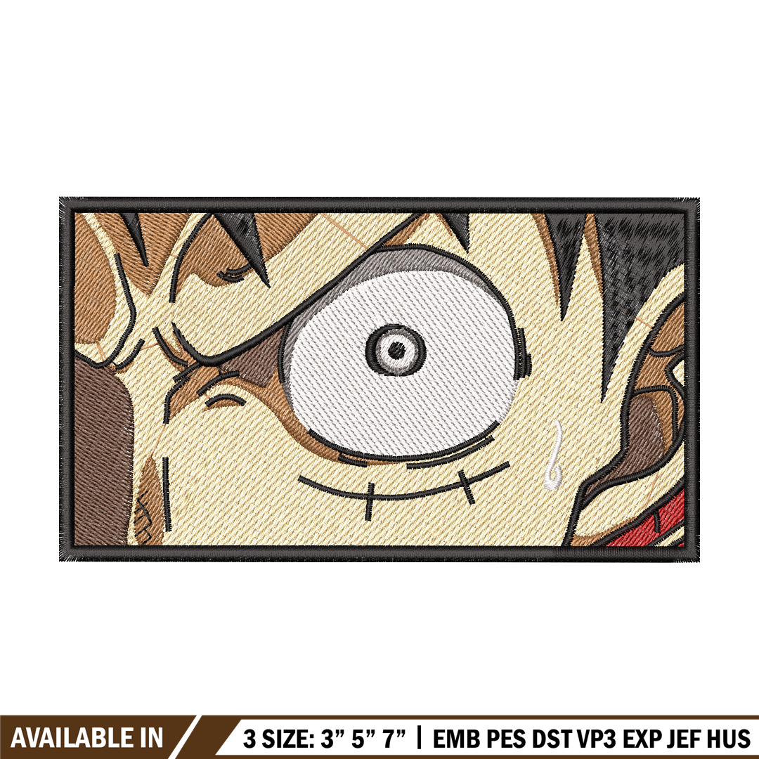 Luffy eyes embroidery design, One piece embroidery, Anime de | Inspire ...