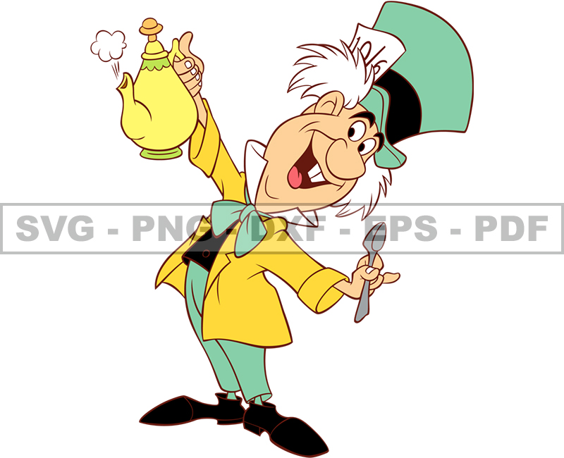 March Hare Svg, Cartoon Customs SVG, EPS, PNG, DXF 140 - Inspire Uplift