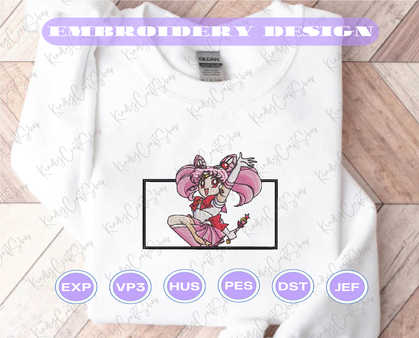 Cute Girl Anime Embroidery Designs Inspired Anime Embroider Inspire Uplift