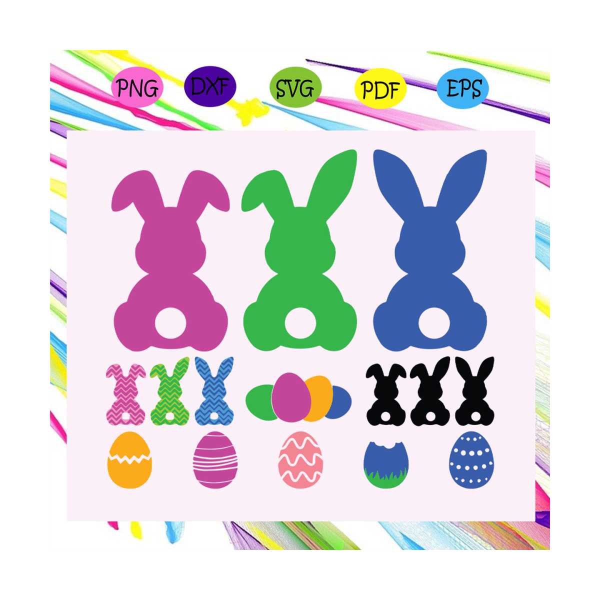 Bunny Svg, Easter Bunny Svg, Easter Bunnies Svg, Rabbit East | Inspire ...