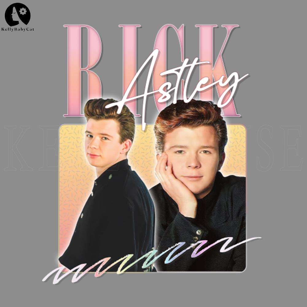 Rick Astley 80s Retro Fan Design PNG, Digital Download | Inspire Uplift