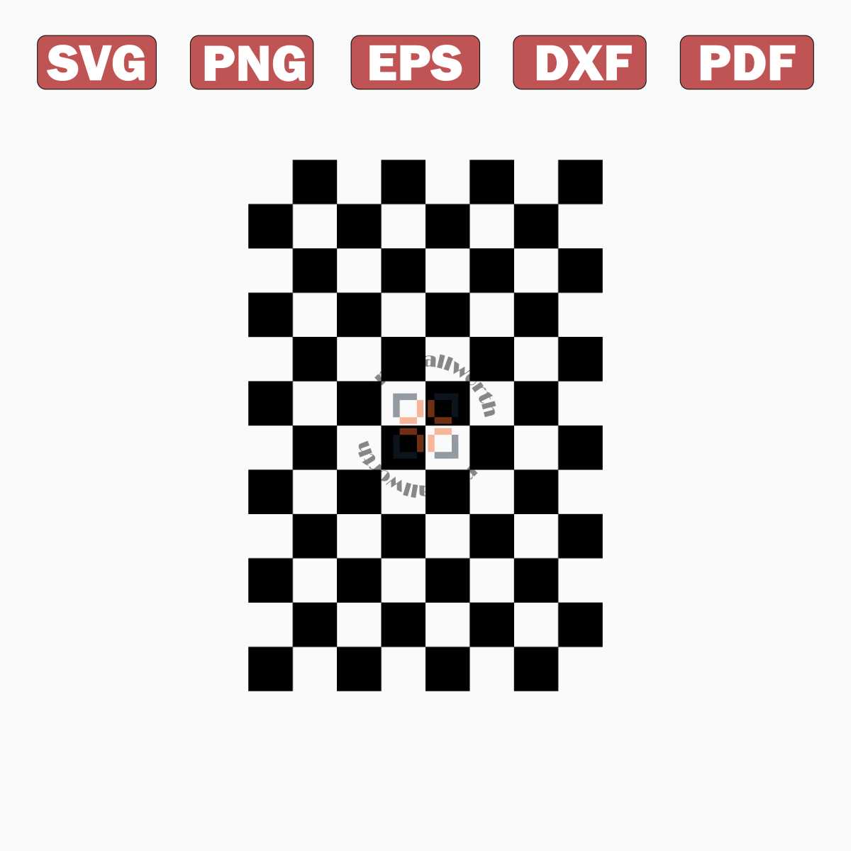 Checker Board All Over Pattern SVG, Checker Pattern SVG File | Inspire ...