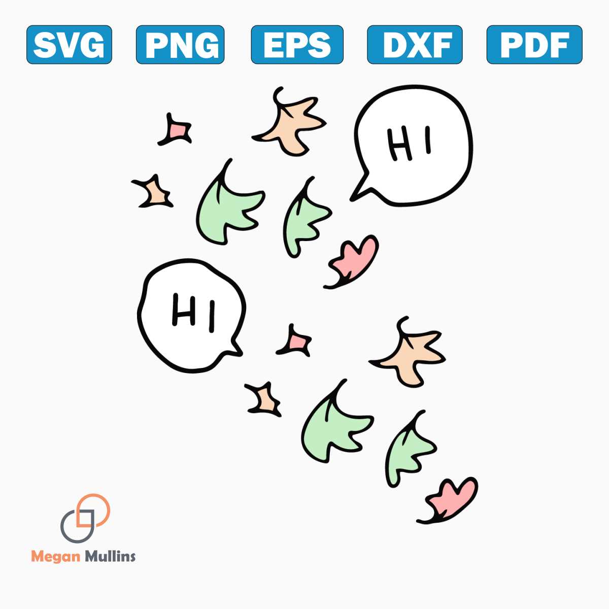 Heartstopper Leaves 2 SVG PNG Pdf, Hi Leaves SVG, Clipart, F - Inspire ...