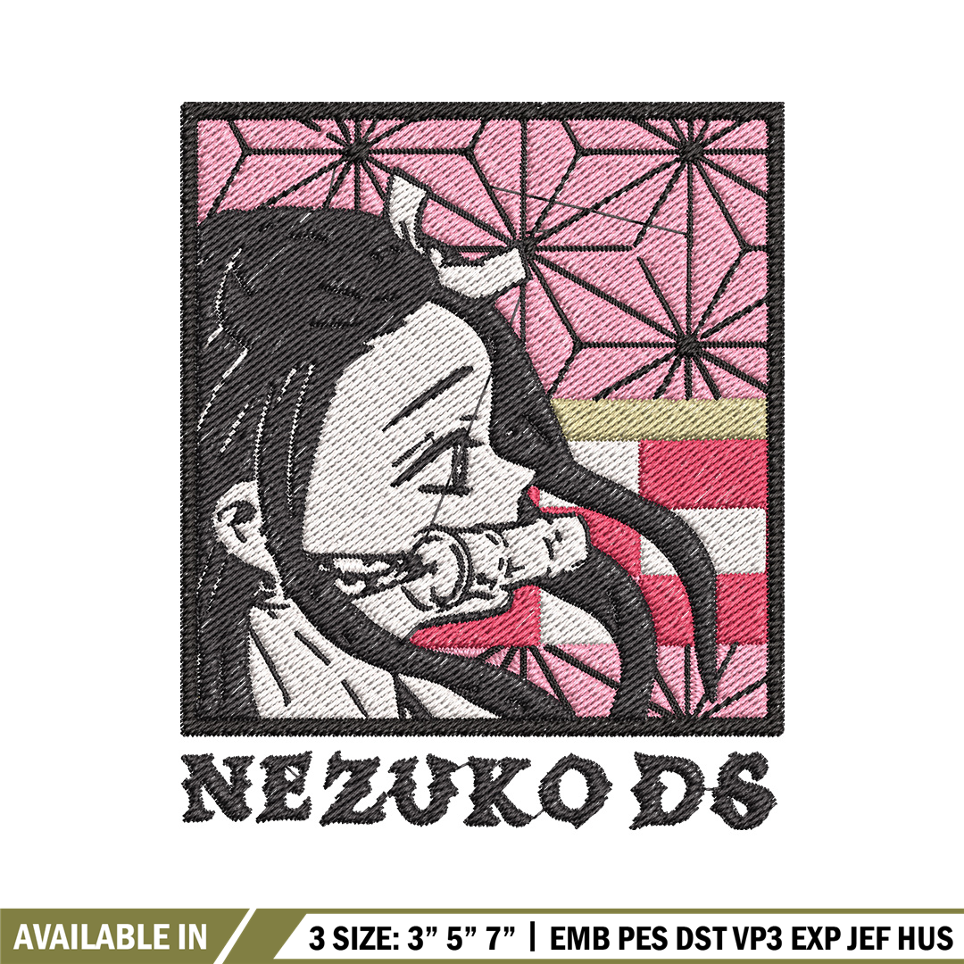 Nezuko ds embroidery design, Nezuko embroidery, Embroidery s | Inspire ...