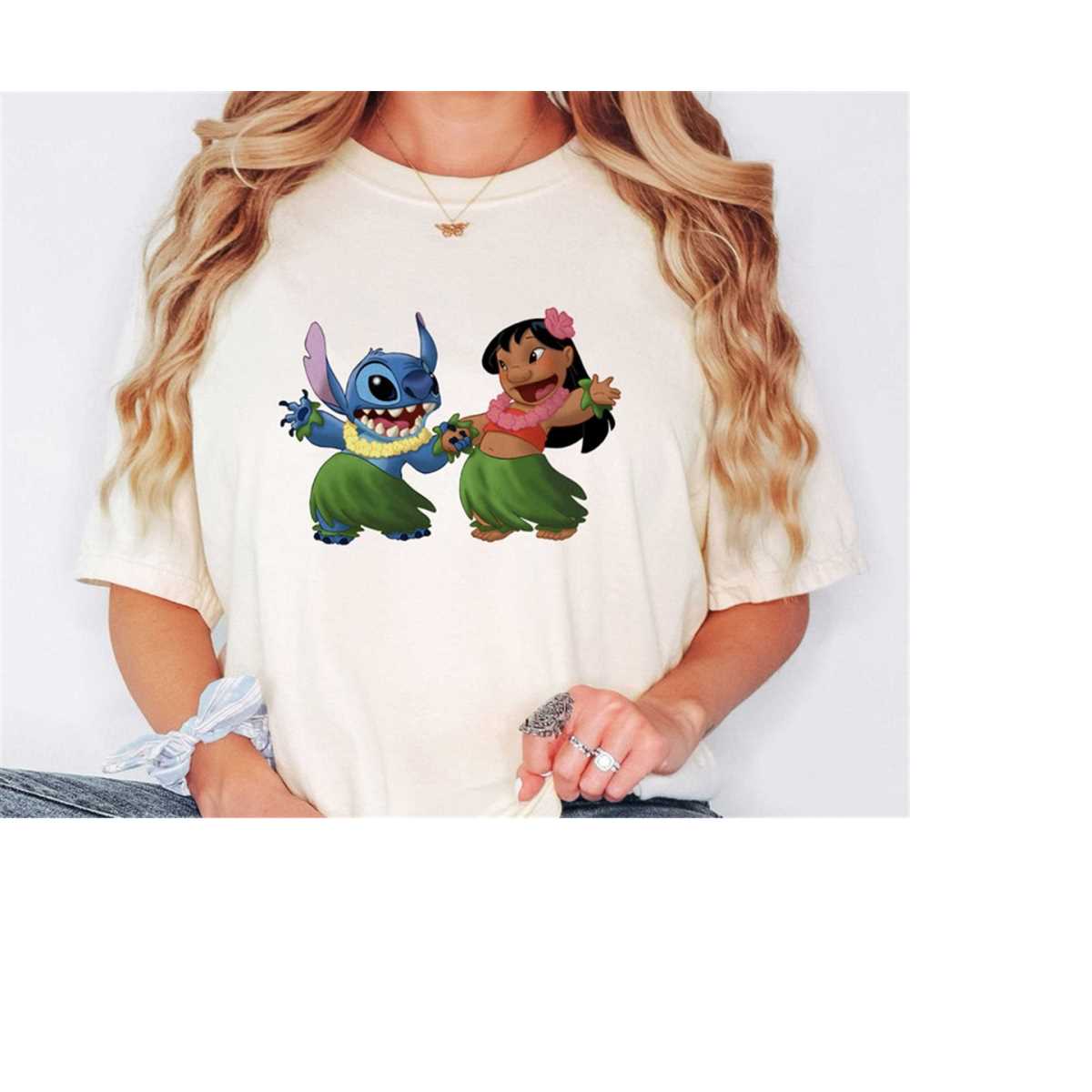 Lively Lilo and Stitch Tee, Ohana-themed T-Shirt - Disney Pa | Inspire ...